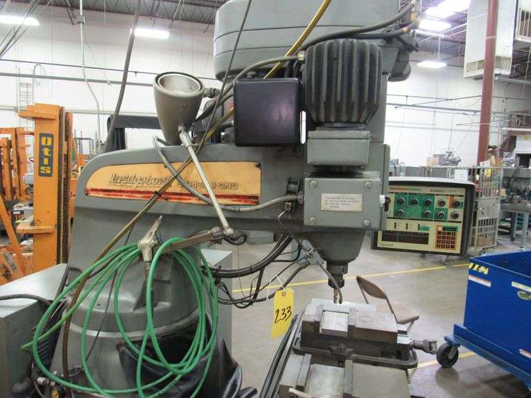 BRIDGEPORT SERIES II CNC MILL, TABLE 15" X 38" WITH BRIDGEPORT TEXTRON ...