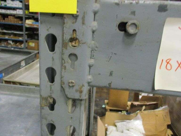 EMPTY PALLET RACK, APPROX. 42" X 8' X 8' HIGH, (sold 2x the money ...