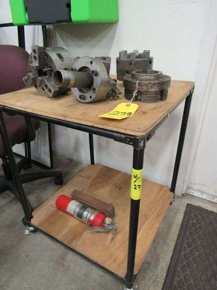 LOT OF (4) ASSORTED CHUCKS, (2) 3-JAW CHUCKS, (1) 4-JAW CHUCK & (1) 6 ...