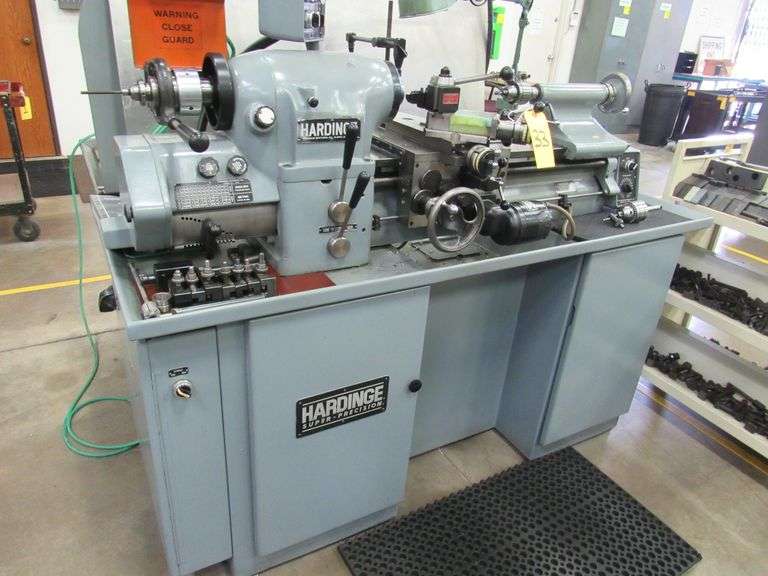 HARDINGE SUPER-PRECISION LATHE MDL. HLV-EM, 1.5 HP, 230V, 60 HZ, 3 ...