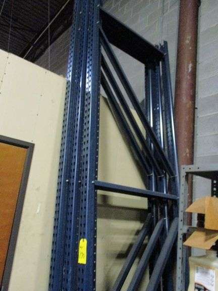 EMPTY PALLET RACK, APPROX. 42" X 13' X 13' HIGH - (1) BAY HAS 8' BEAMS ...