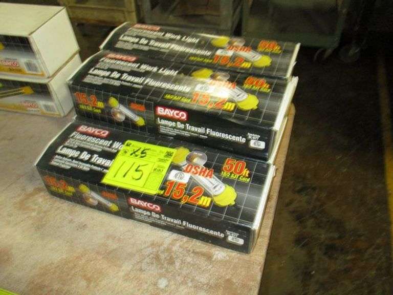 BAYCO FLUORESCENT WORK LIGHTS #SL-677 (sold 5x the money) - Rosen Systems
