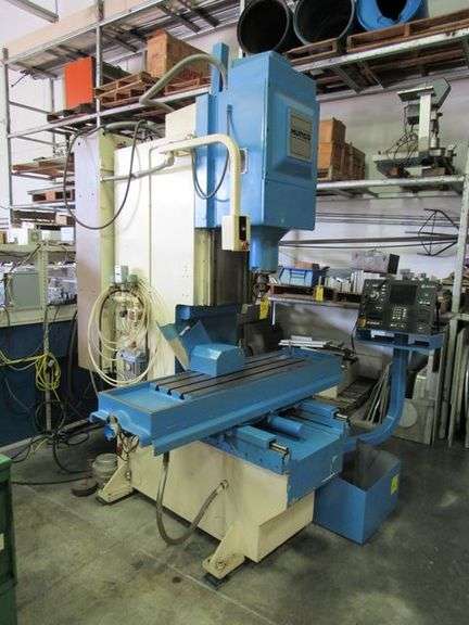 HURCO CNC VERTICAL MILL, S/N MH-8025072-A, 12" X 40" TABLE, HUMCO CNC ...