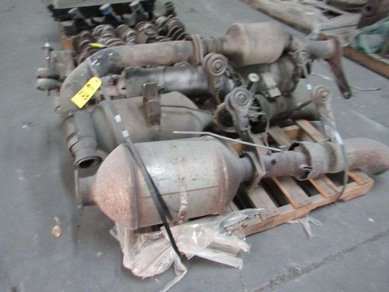 LOT, (10) PALLETS, TRUCK AND ENGINE PARTS AS SHOWN - Rosen Systems