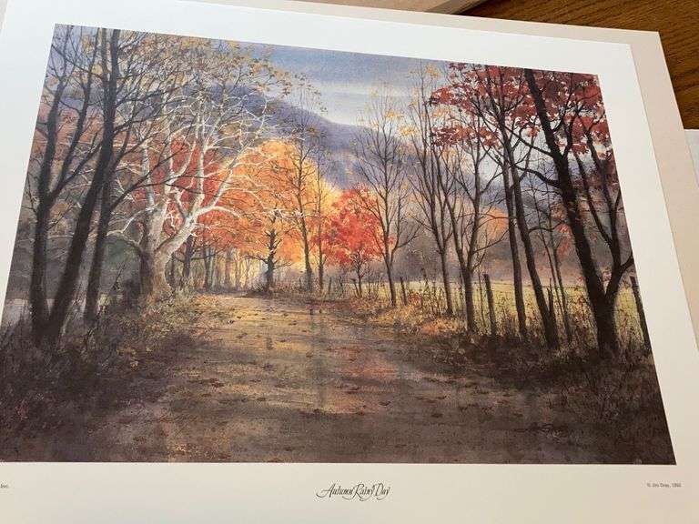 Jim Gray Limited Edition and Signed Unframed Print - reSettled Life