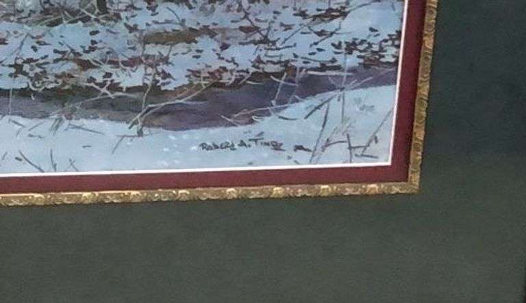 Robert Tino Limited Edition and Signed Framed Print - reSettled Life