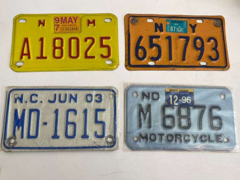 Motorcycle License Plates - reSettled Life