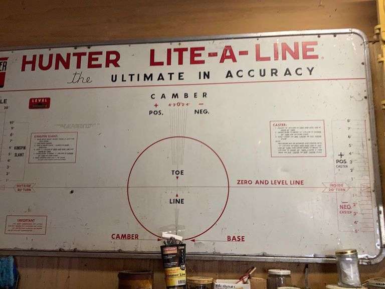 Hunter Lite-A-Line Wheel Alignment Board - reSettled Life