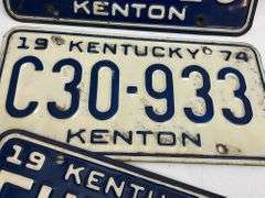 1973, 1974 and 1975 Kentucky Plates - reSettled Life