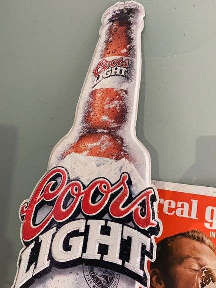 Coors and Schlitz Metal Signs - reSettled Life