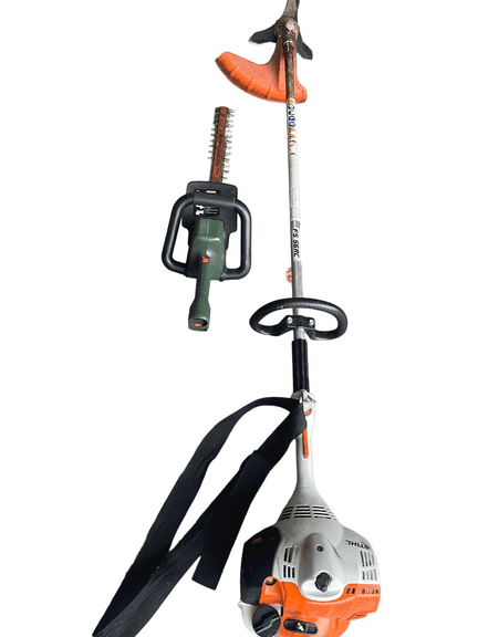 Stihl Weed Eater and Black and Decker Hedge Trimmer - reSettled Life