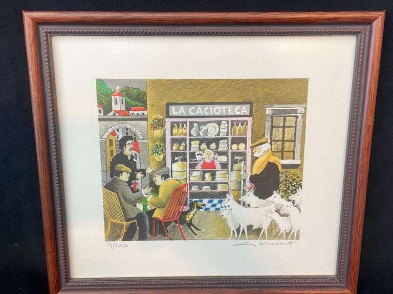 Limited Edition Guy Buffet Lithograph - reSettled Life