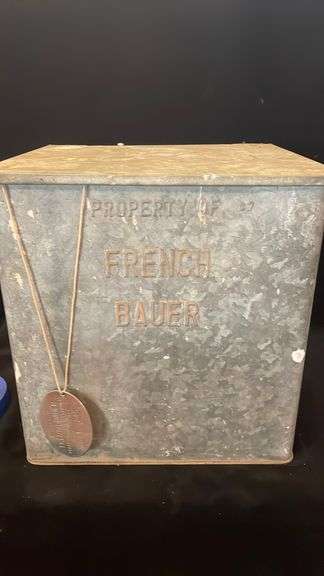 Vintage French Bauer Milk Box - reSettled Life