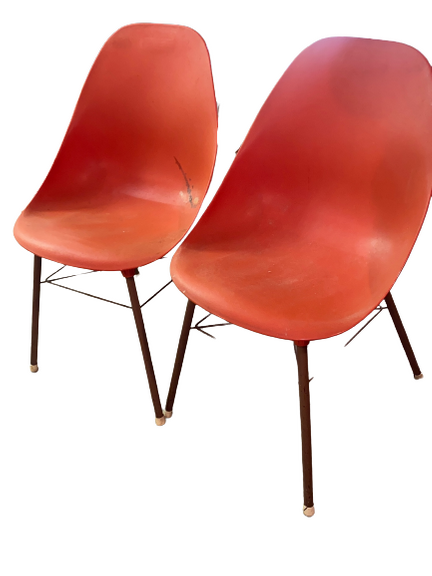 Vintage Molded Plastic Chairs - reSettled Life