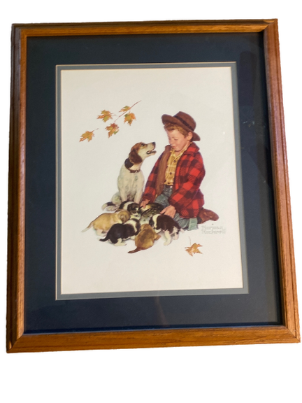 Norman Rockwell Print - reSettled Life