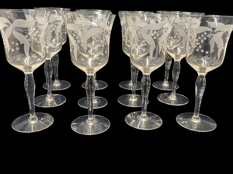 Set of 6 Libby Crystal Glasses - reSettled Life