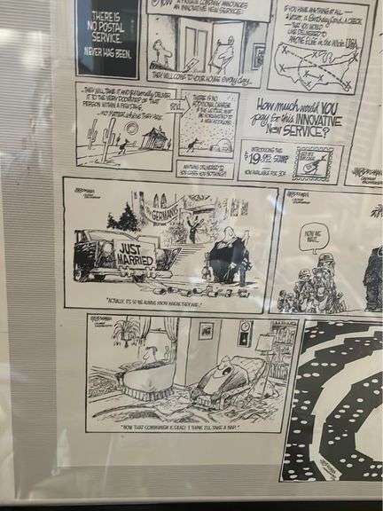 1991 Jim Borgman Print - reSettled Life