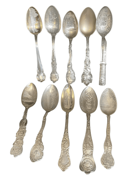 Sterling Silver Collectible State Spoons - reSettled Life
