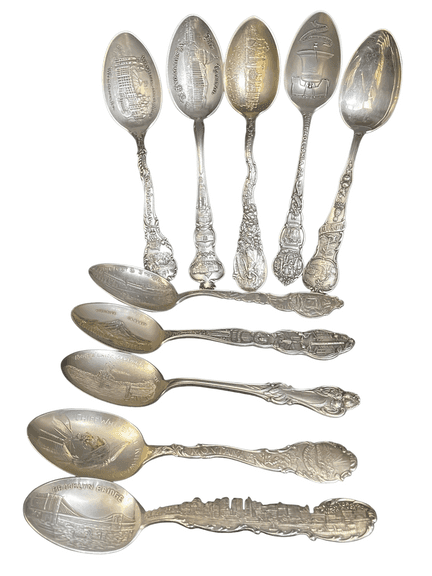 Sterling Silver Collectible Souvenir Spoons - reSettled Life