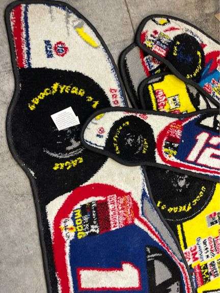 Variety of NASCAR Rugs - reSettled Life