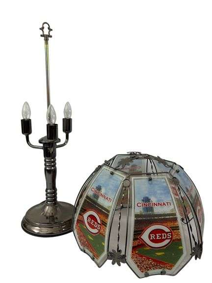 3-Way Cincinnati Reds Touch Lamp - reSettled Life