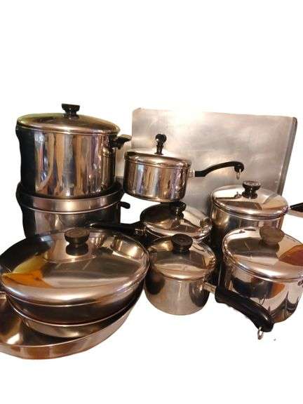 Revere Ware Cookware and Pot Rack - reSettled Life