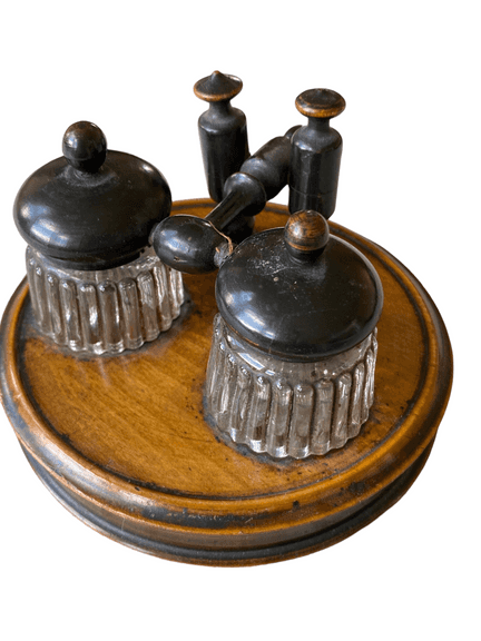 Antique Wood Inkwell - reSettled Life