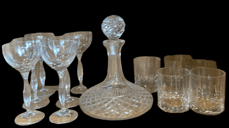 Variety of Crystal Barware - reSettled Life