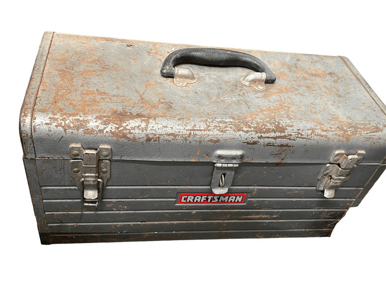 Craftsman Metal Tool Box - reSettled Life