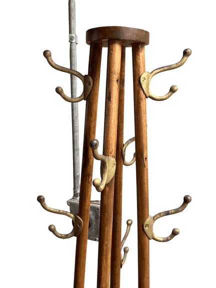 Vintage Wood Coat Tree - reSettled Life