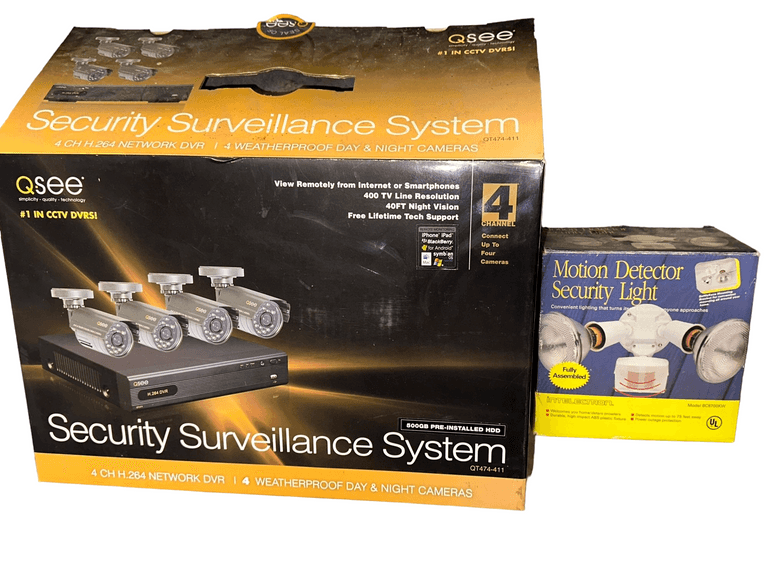 QSee Security Surveillance System and Security Light - reSettled Life