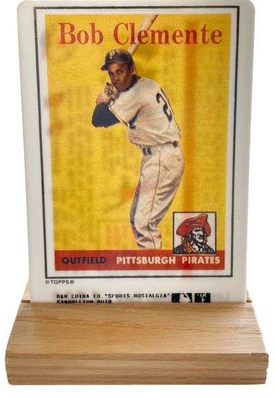 Bob Clemente Limited Edition Card and 1987 Topps Cards - reSettled Life