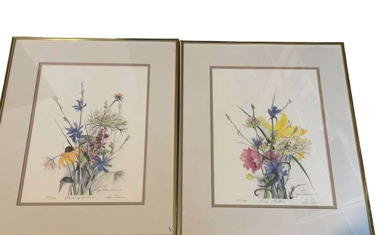 Limited Edition Lynn Snow Framed Watercolors - reSettled Life