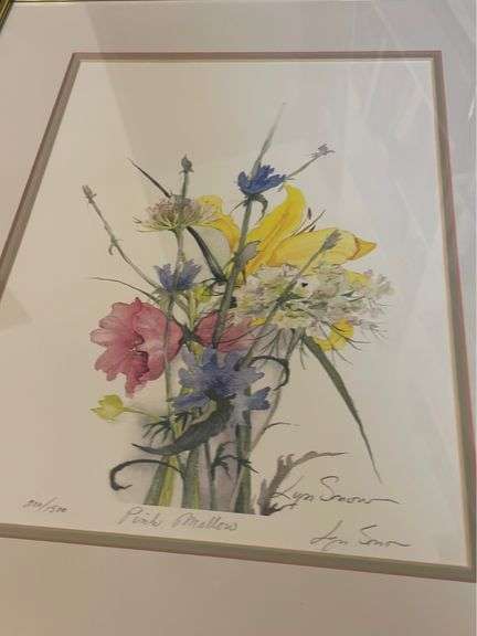 Limited Edition Lynn Snow Framed Watercolors - reSettled Life
