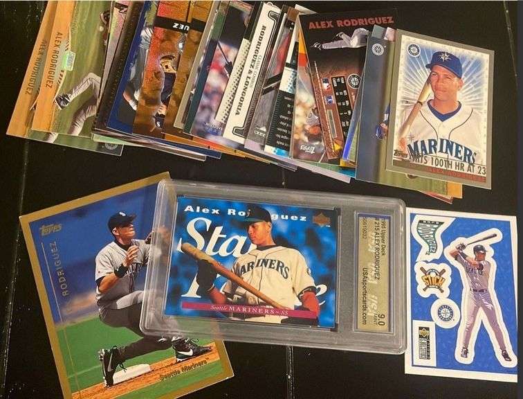 Variety of Alex Rodriguez Baseball Cards - reSettled Life