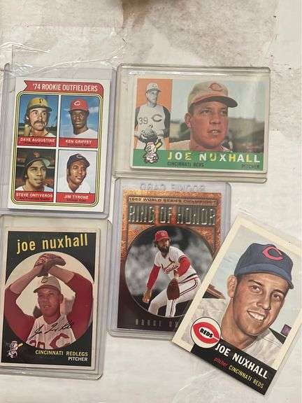 Joe Nuxhall and Bruce Sutter Baseball Cards - reSettled Life