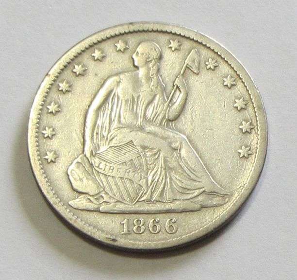 1866-S SEATED HALF DOLLAR - Star Coin and Currency, LLC