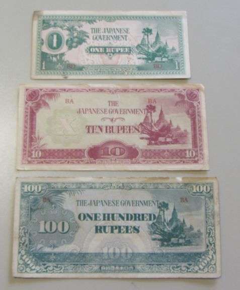 $1 $10 $100 JAPANESE RUPEES - Star Coin and Currency, LLC