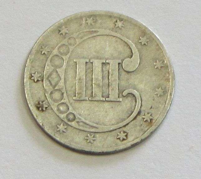 1853 SILVER 3 CENT PIECE - Star Coin and Currency, LLC