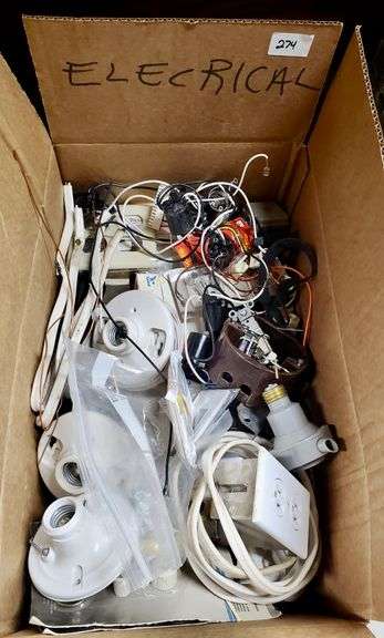 Box of Electrical Items - BHHS GA Properties Auction Group