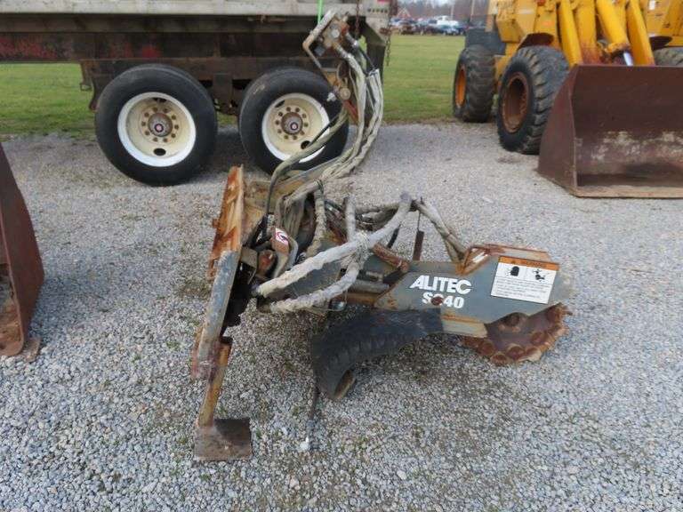 Alitec SG40 Hyd. Skid Steer Stump Grinder - Schmid Auction