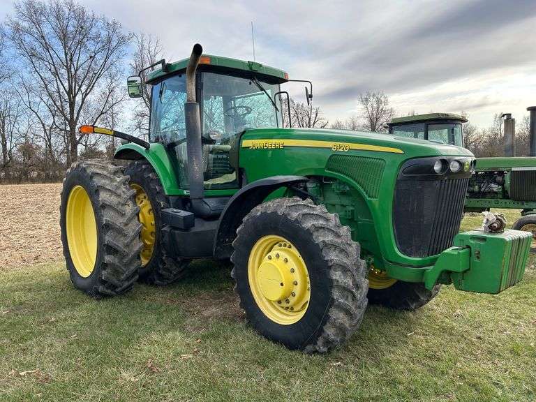 2002 John Deere 8120 Tractor FWA 5,278 hrs. pre-def 2nd owner - Schmid ...