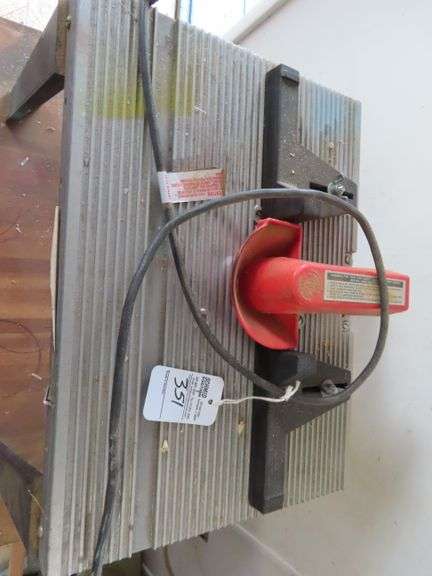 Craftsman router table w/Craftsman router - Schmid Auction