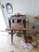 Craftsman router table w/Craftsman router - Schmid Auction