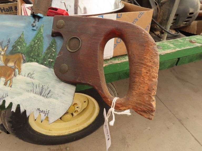 decorative hand saw - Schmid Auction