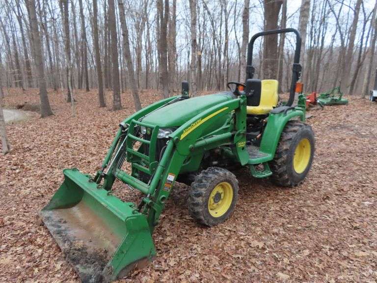 2008 John Deere 3520 Tractor 1,590 hrs. 4wd, hydro w/3000 CX Loader ...