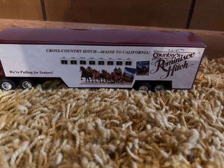 Toy Semi and Trailer Country's Reminisce Hitch - Schmid Auction