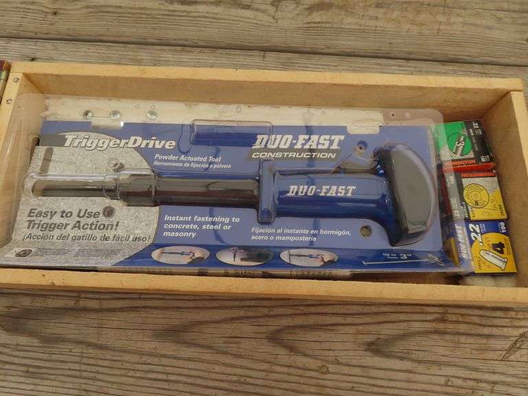 powder actuated tool and shells. - Schmid Auction