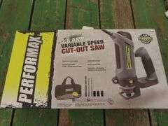 Performax variable speed cut out saw. - Schmid Auction