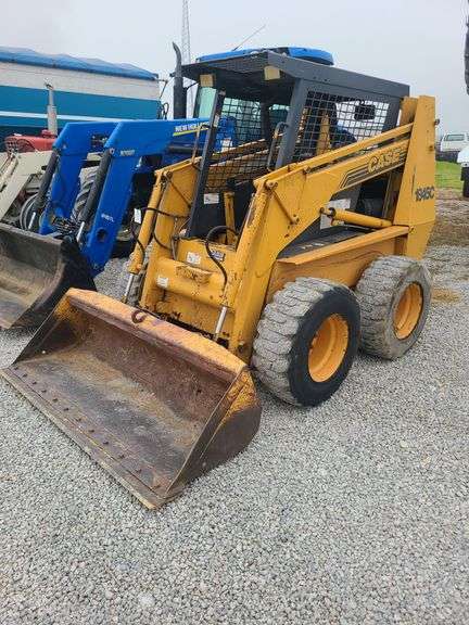 1999 Case Skid Steer w/bucket 1845C, rubber tires, Cummins motor, quick ...
